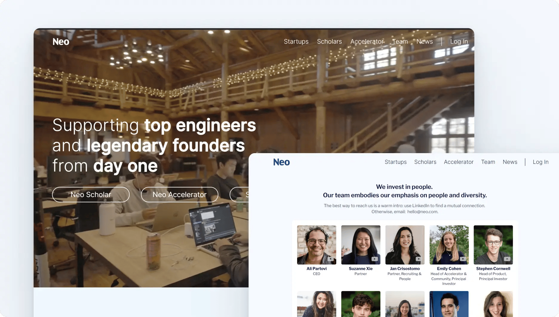 Neo (Startup Accelerator Platform) | Built on Bubble.io by Zeroqode