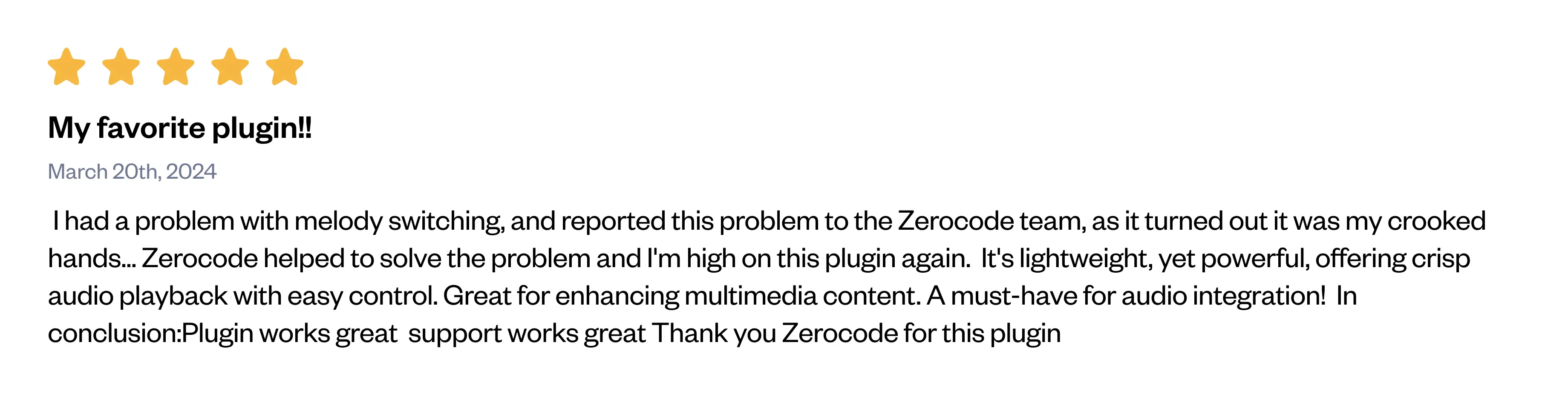 Audio / Sound Player Howler.js Lite Plugin | Bubble