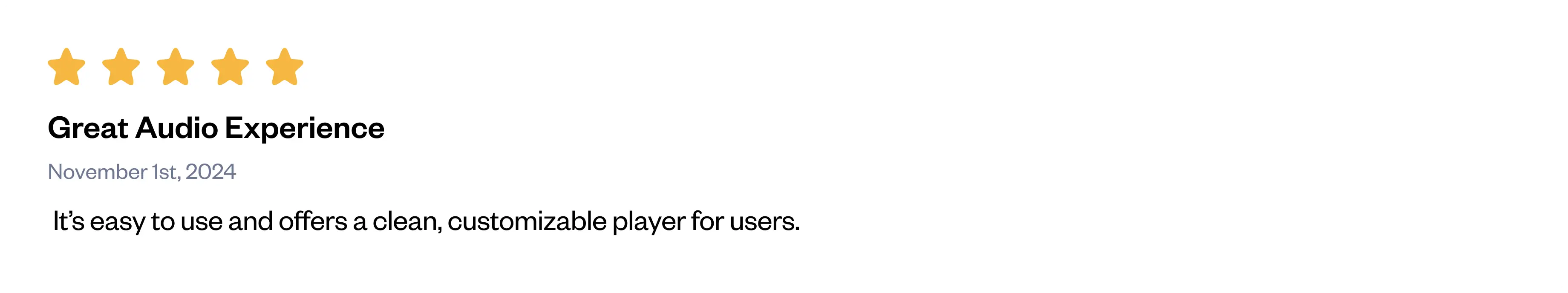 Custom Audio Player Plugin | Bubble