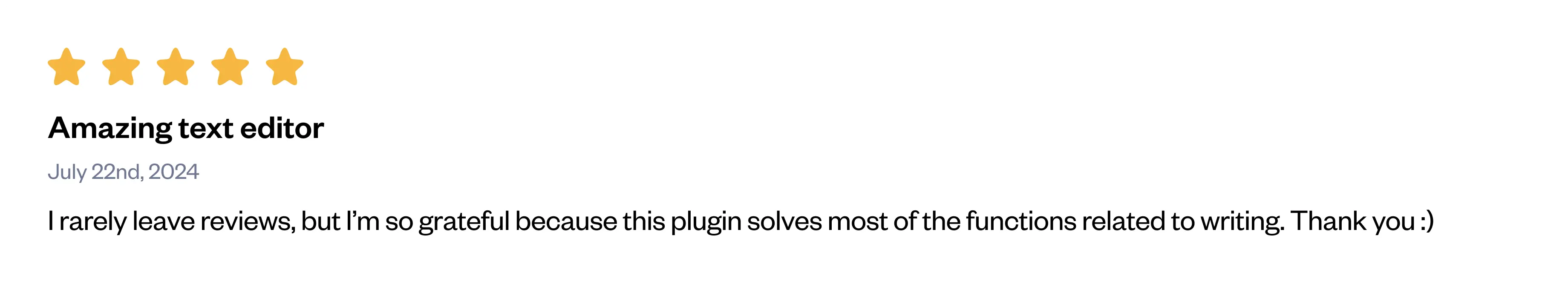 Modern Rich Text Editor (Editor.js) Plugin | Bubble