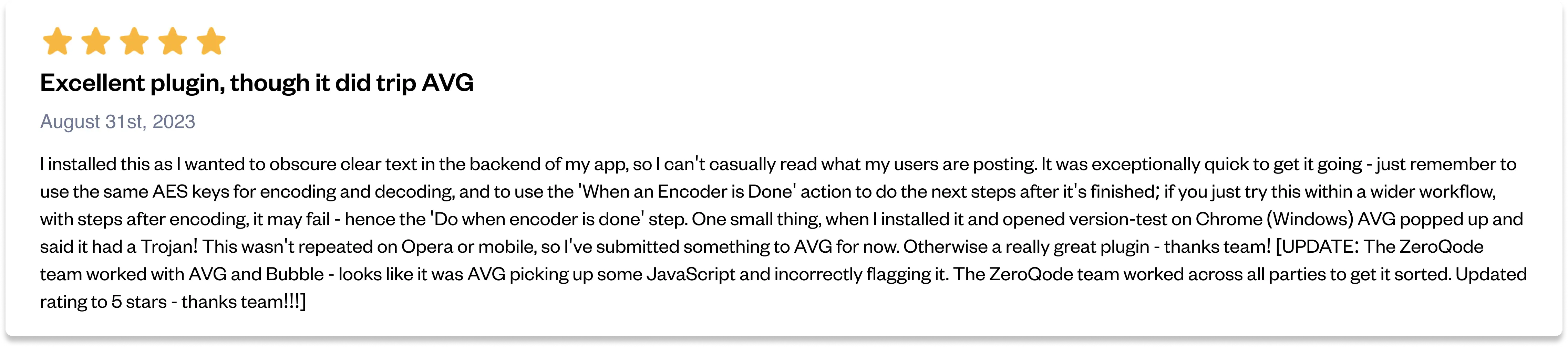 Encode Decode Encrypt Decrypt Plugin | Bubble